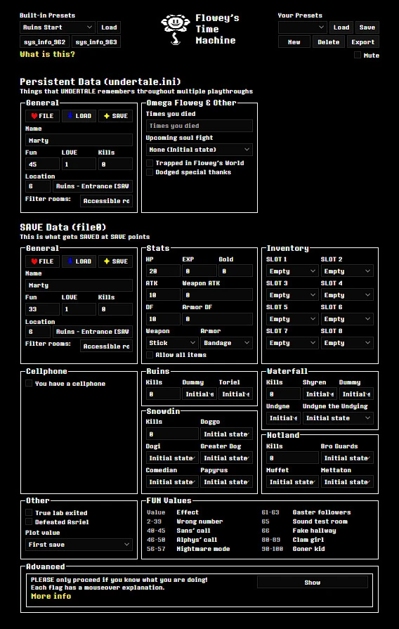Flowey's Time Machine | Undertale Вики | Fandom