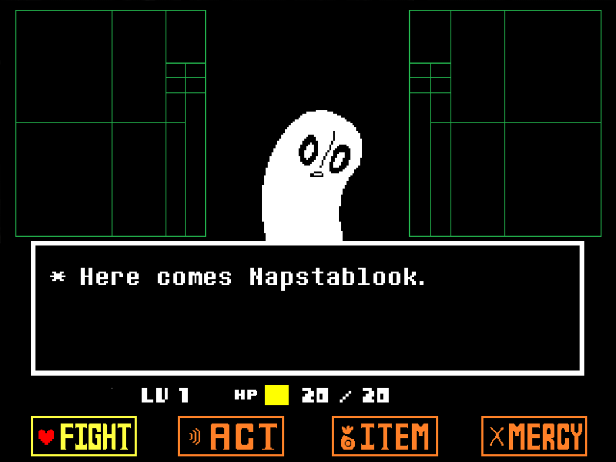 Napstablook/戰鬥中 | Undertale Wiki | Fandom