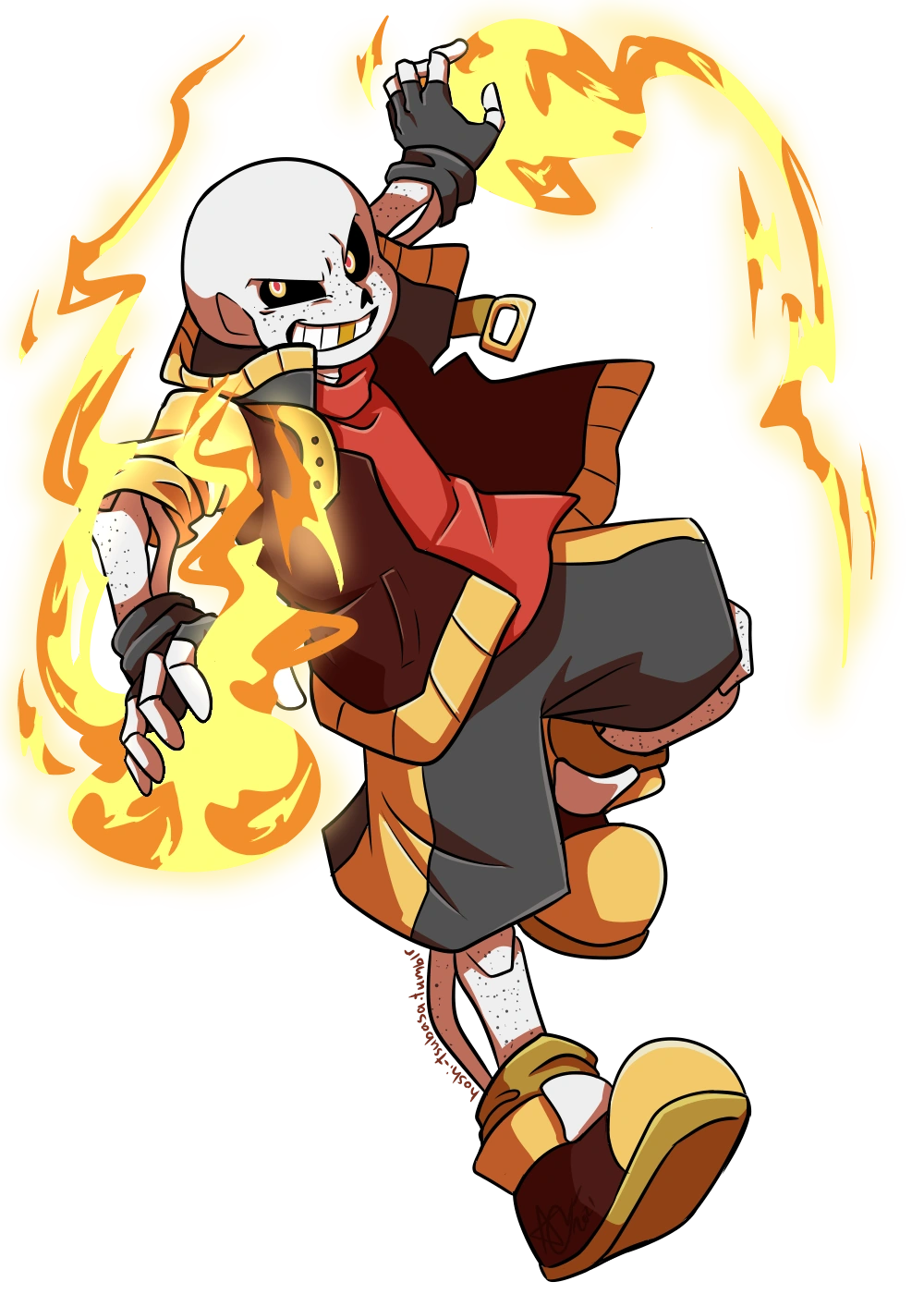 Brimstonetale/Inferno!Sans | Undertale AU Wiki | Fandom