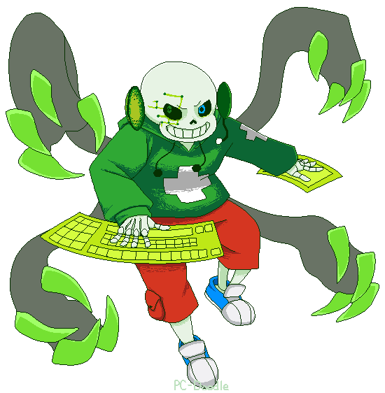 Anti-Virus!Sans | Undertale AU Wiki | Fandom