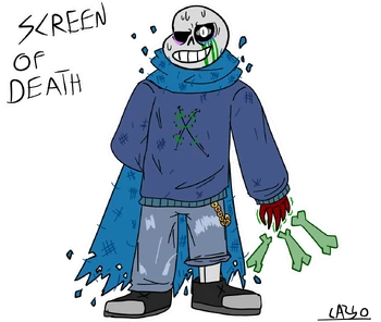 Screen Of Death!Sans | Undertale AU Wiki | Fandom