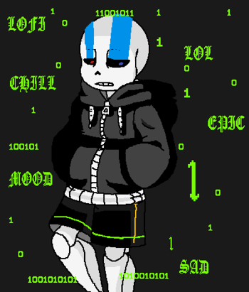 Binary Sans | Undertale OC Wiki | Fandom