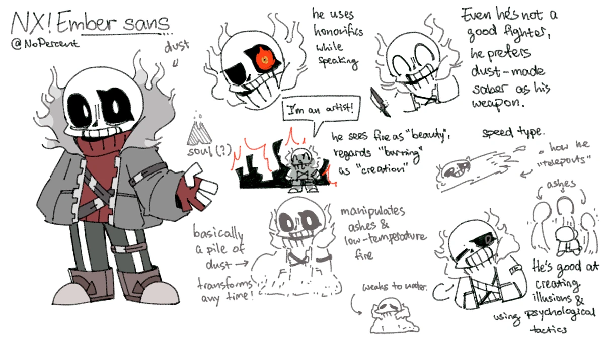 NX! Ember! sans | Undertale OC Wiki | Fandom
