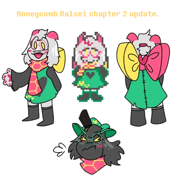 Honeycomb!Ralsei | Undertale OC Wiki | Fandom
