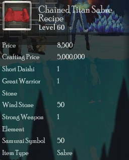 Chained Titan Sabre | Esgrima 2 Wiki | Fandom