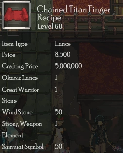 Chained Titan Finger | Esgrima 2 Wiki | Fandom