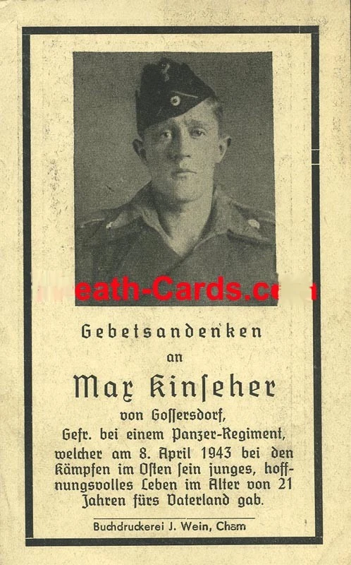 Max Kinseher | Guerra Mundial 1914-1945 | Fandom