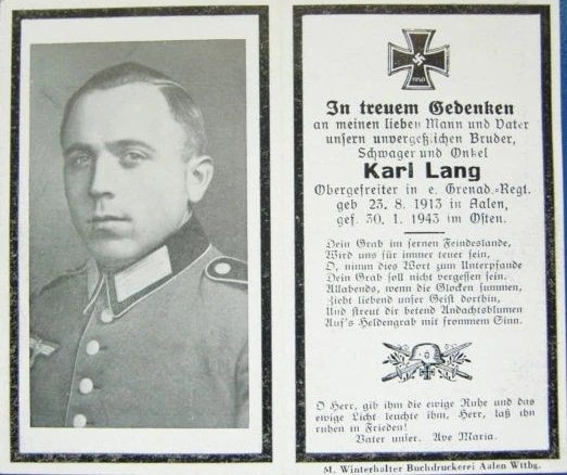 Karl Lang | Guerra Mundial 1914-1945 | Fandom