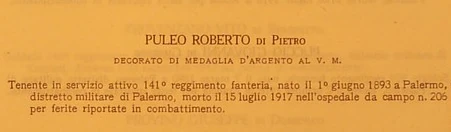 Roberto di Pietro Puleo | Guerra Mundial 1914-1945 | Fandom