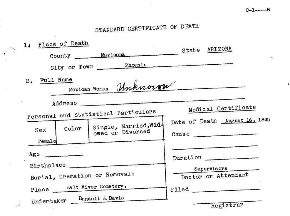 Phoenix Jane Doe (1895) | Unidentified Wiki | Fandom