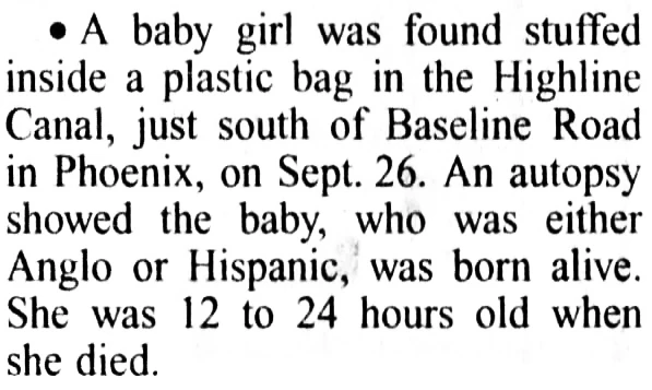 Phoenix Jane Doe (1998) | Unidentified Wiki | Fandom