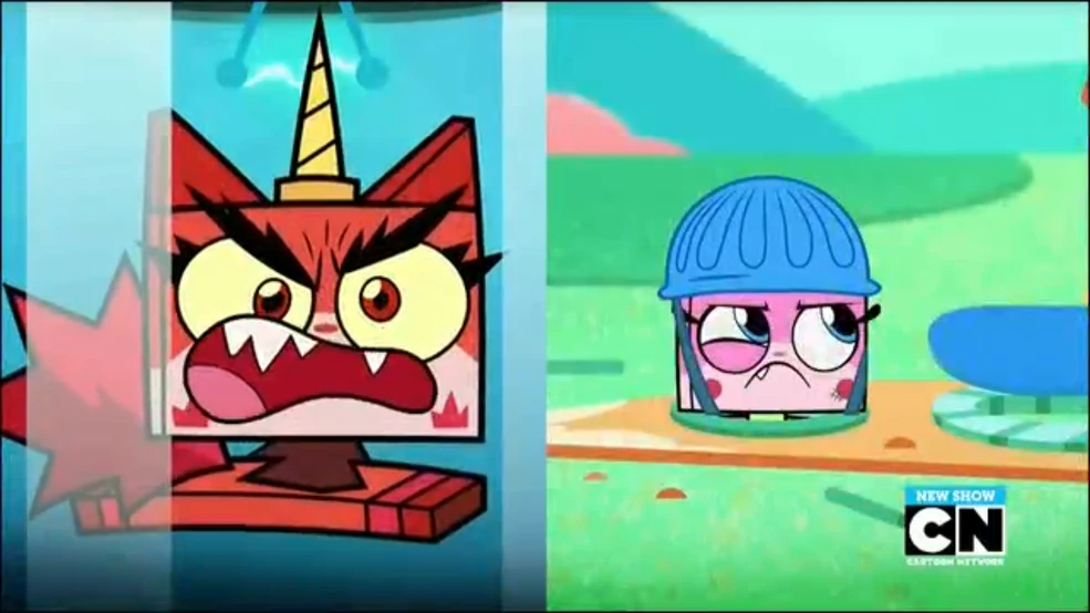 Unikitty And Angry Kitty Image Angry Uni Kitty Without The Red