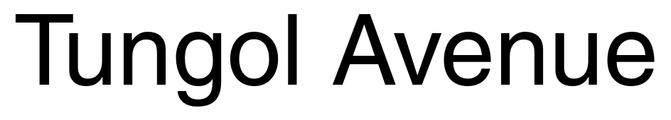 Tungol Avenue | Unique Names Wiki | Fandom