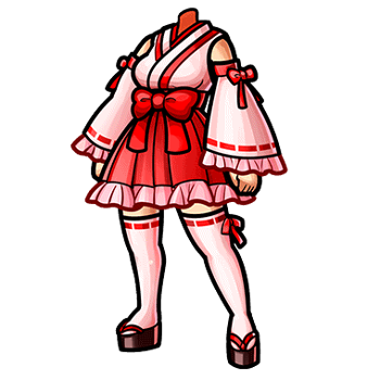Cute Miko Clothing (Gear) | Unison League Wiki | Fandom