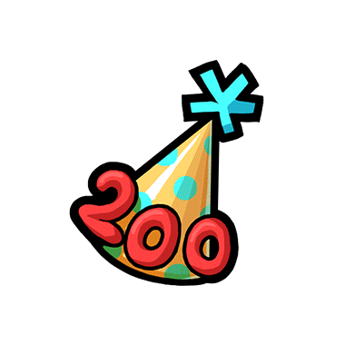 "200" Party Hat (Gear) | Unison League Wiki | Fandom
