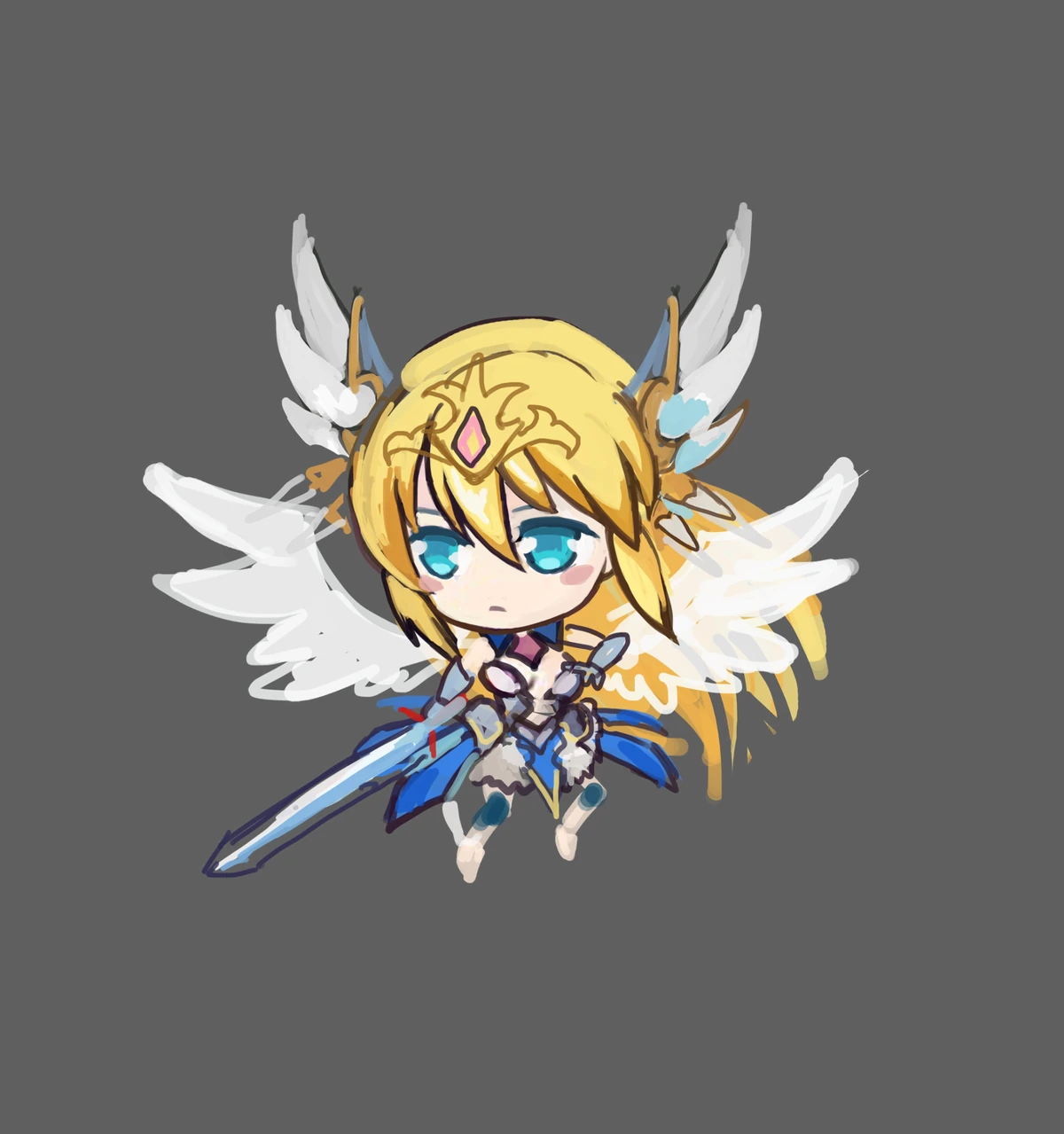 how to draw chibi valkyrie