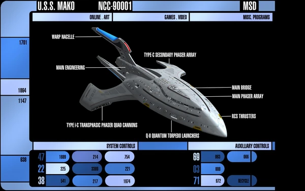 U.S.S. Mako | United Commonwealth of Planets Wiki | Fandom