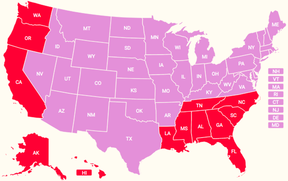 1980 Presidential Election Map