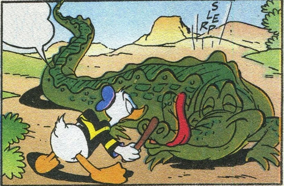 Crocodile (Donald meets baron Münchausen) | Wiki Universduck | Fandom