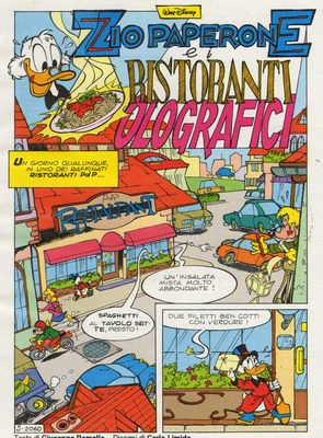 Uncle Scrooge and the holographic restaurants | Wiki Universduck | Fandom