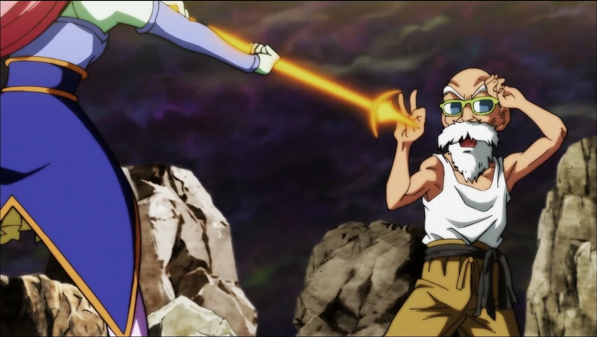 Master Roshi vs. Caway | Universal Dragon Ball Wiki | Fandom