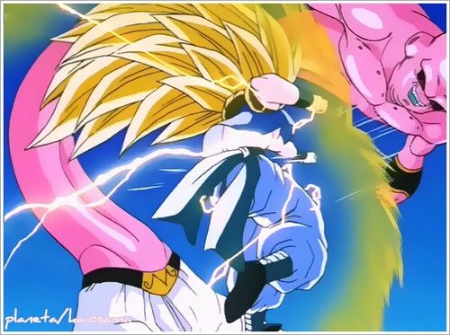 Gotenks (Super Saiyan 3/Base) vs. Super Buu | Universal Dragon Ball ...
