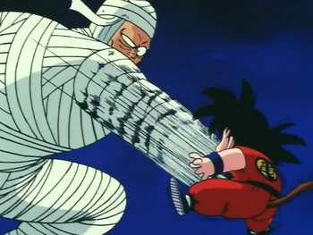 Goku vs. Bandages The Mummy | Universal Dragon Ball Wiki | Fandom
