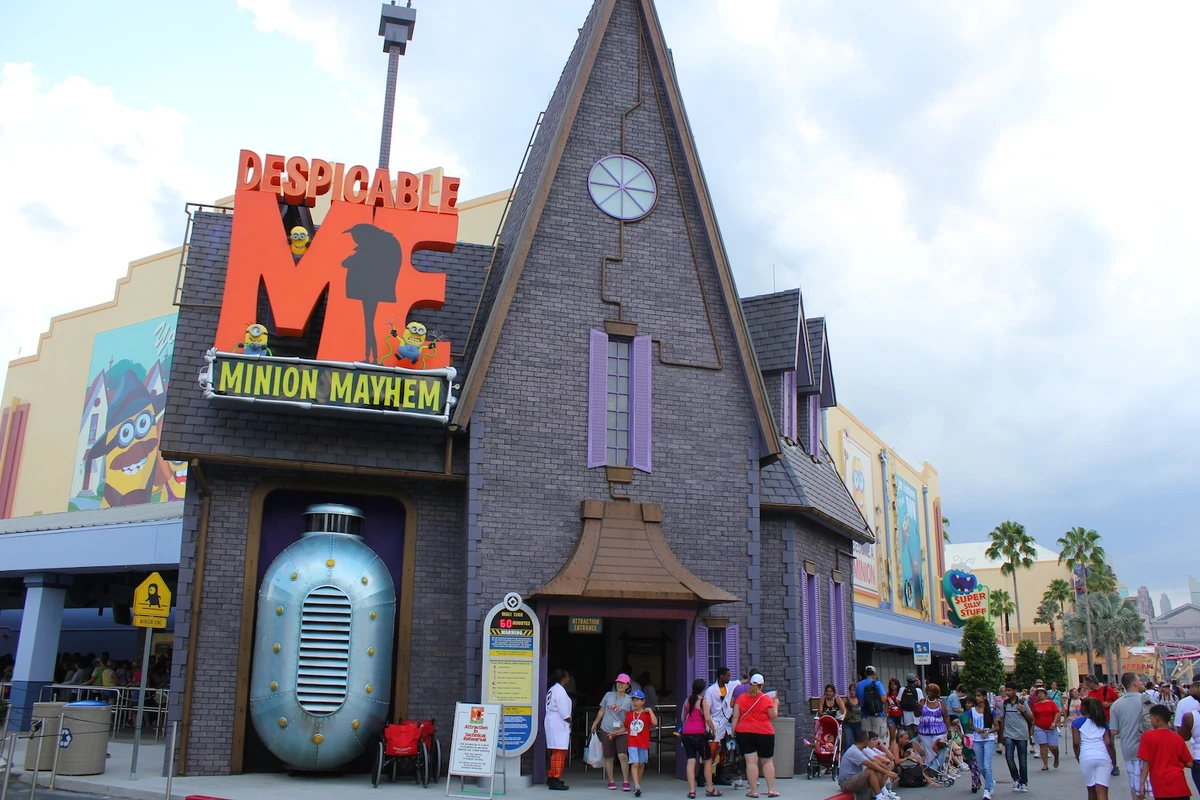 Universal Studios Hollywood Despicable Me Minion Mayhem Map