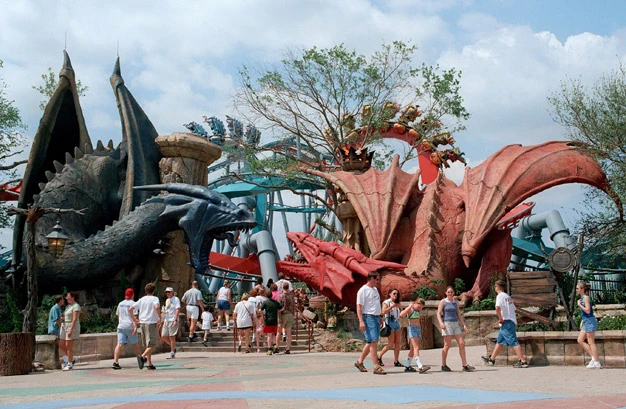 Dueling Dragons | Universal Theme Parkpedia Wiki | Fandom