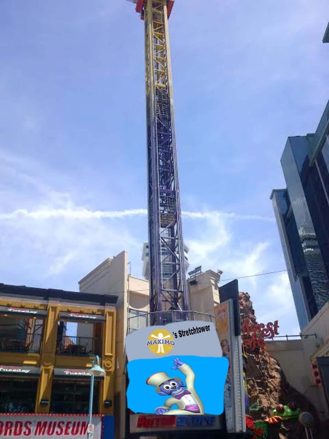 Maximo's Stretchtower | Universal Studios Theme Park Fanon Wiki | Fandom