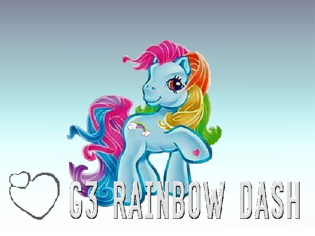 G3 Rainbow Dash | Universe of Smash Bros Lawl Wiki | Fandom