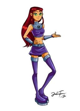 Starfire Reboot Costume