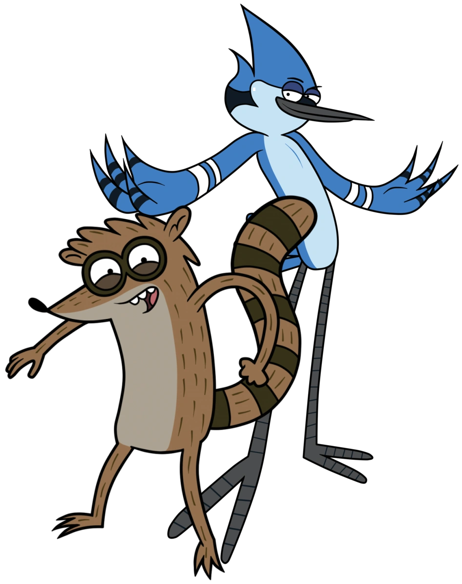 Mordecai And Rigby Regular Show