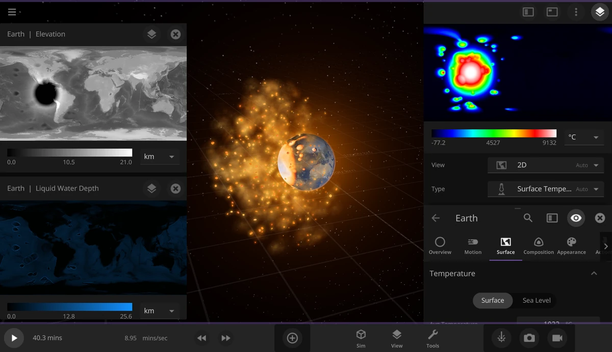 Surface Simulation - Official Universe Sandbox Wiki