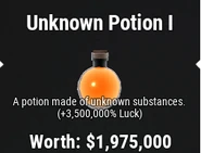 Items | Unknown RNG Wiki | Fandom