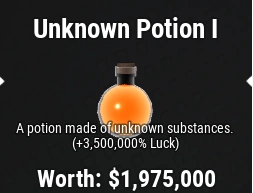 Items | Unknown RNG Wiki | Fandom