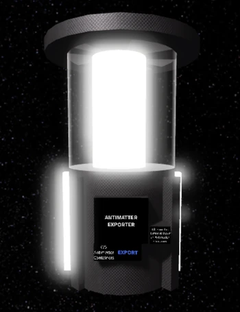 Antimatter Exporter | Unnamed Space Experience (ROBLOX) Wiki | Fandom