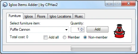 Igloo Items Adder | (Official) CuP Wiki | Fandom