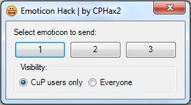 Emoticon Hack | (Official) CuP Wiki | Fandom