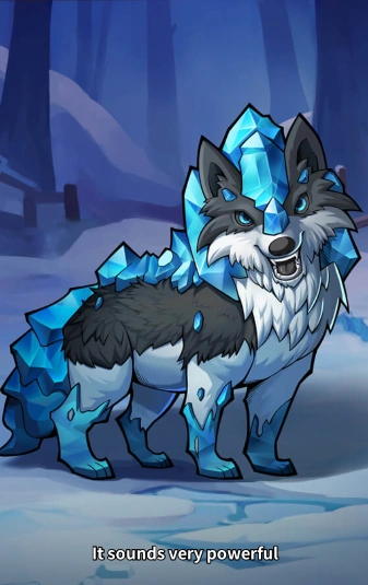 Blue Crystal Wolf | Unofficial Card Monsters Wiki | Fandom