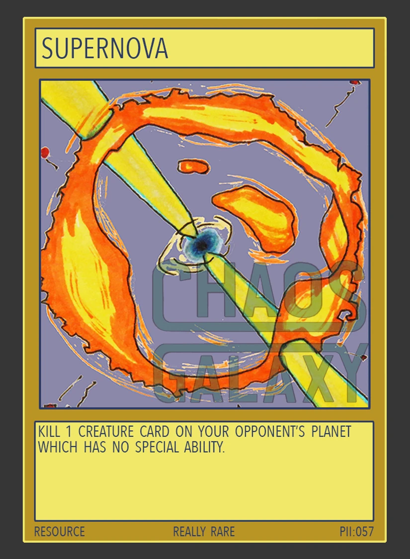 Super Nova | Chaos Galaxy TCG Wiki | Fandom