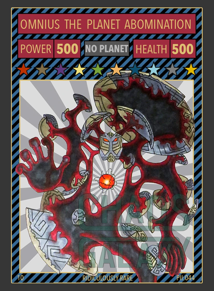 Omnius The Planet Abomination | Chaos Galaxy TCG Wiki | Fandom