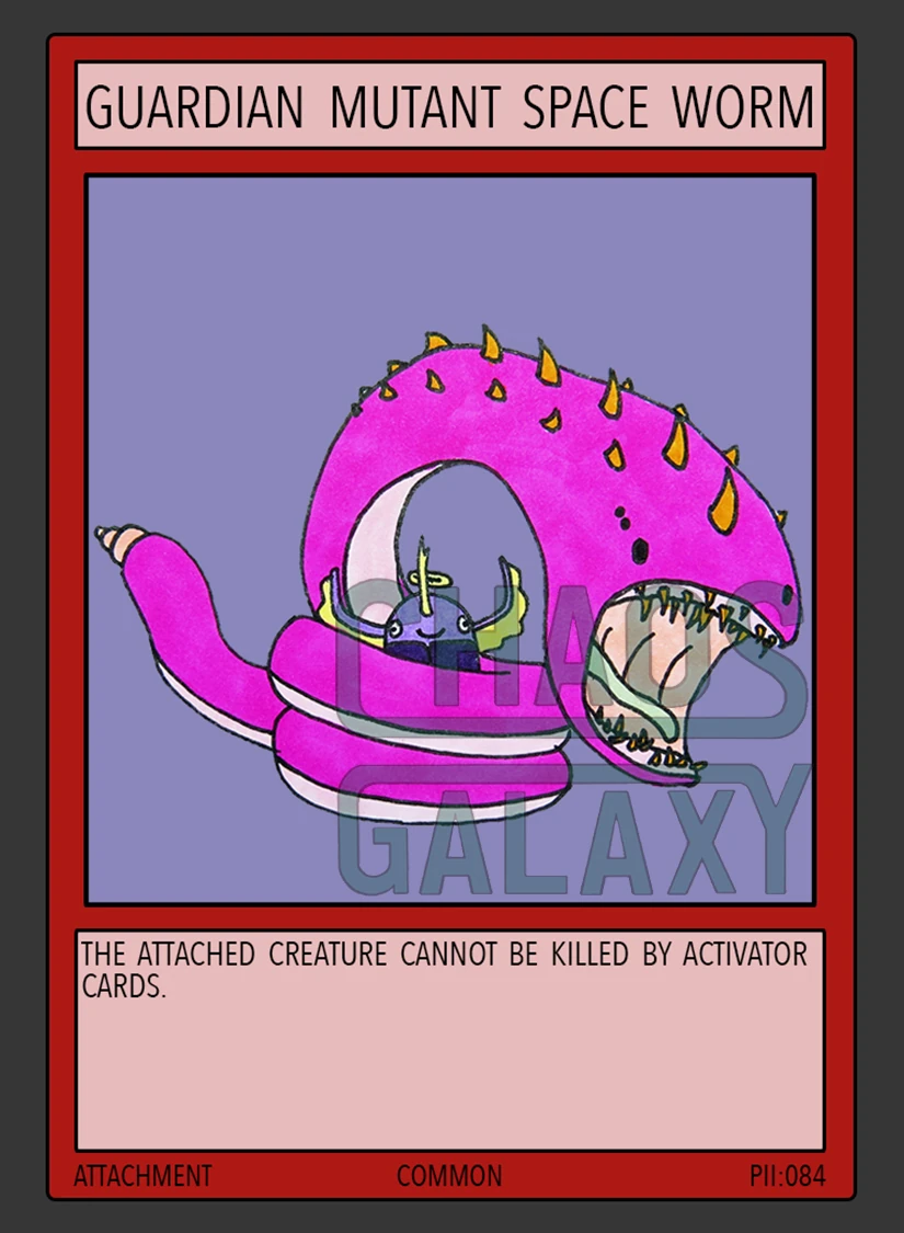 Guardian Mutant Space Worm | Chaos Galaxy TCG Wiki | Fandom