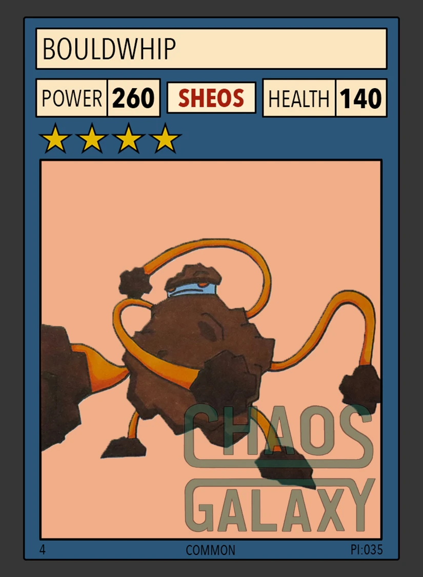 Bouldwhip | Chaos Galaxy TCG Wiki | Fandom