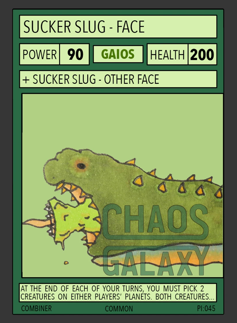 Sucker Slug | Chaos Galaxy TCG Wiki | Fandom
