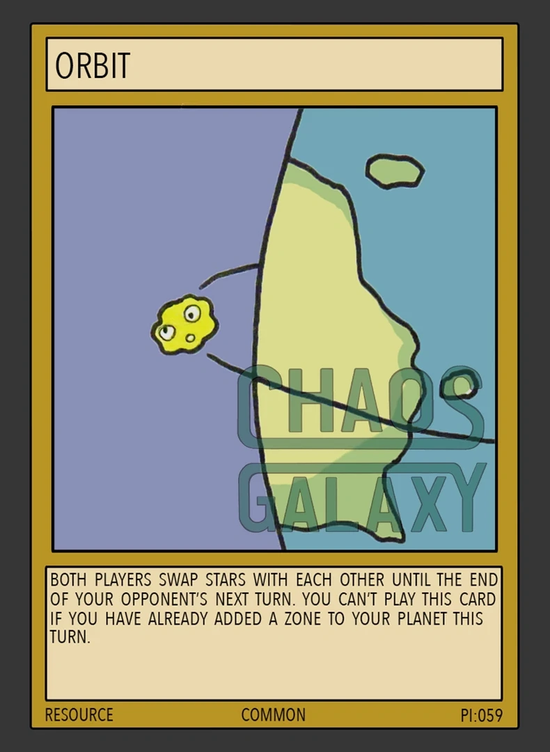 Orbit | Chaos Galaxy TCG Wiki | Fandom