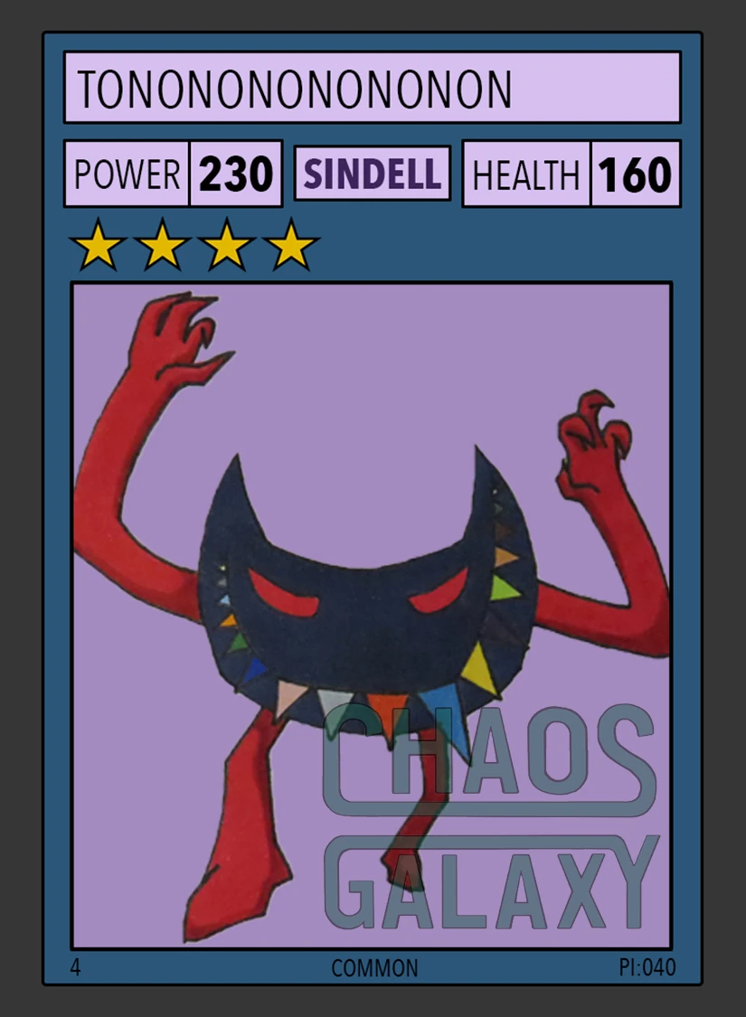 Tononononononon | Chaos Galaxy TCG Wiki | Fandom