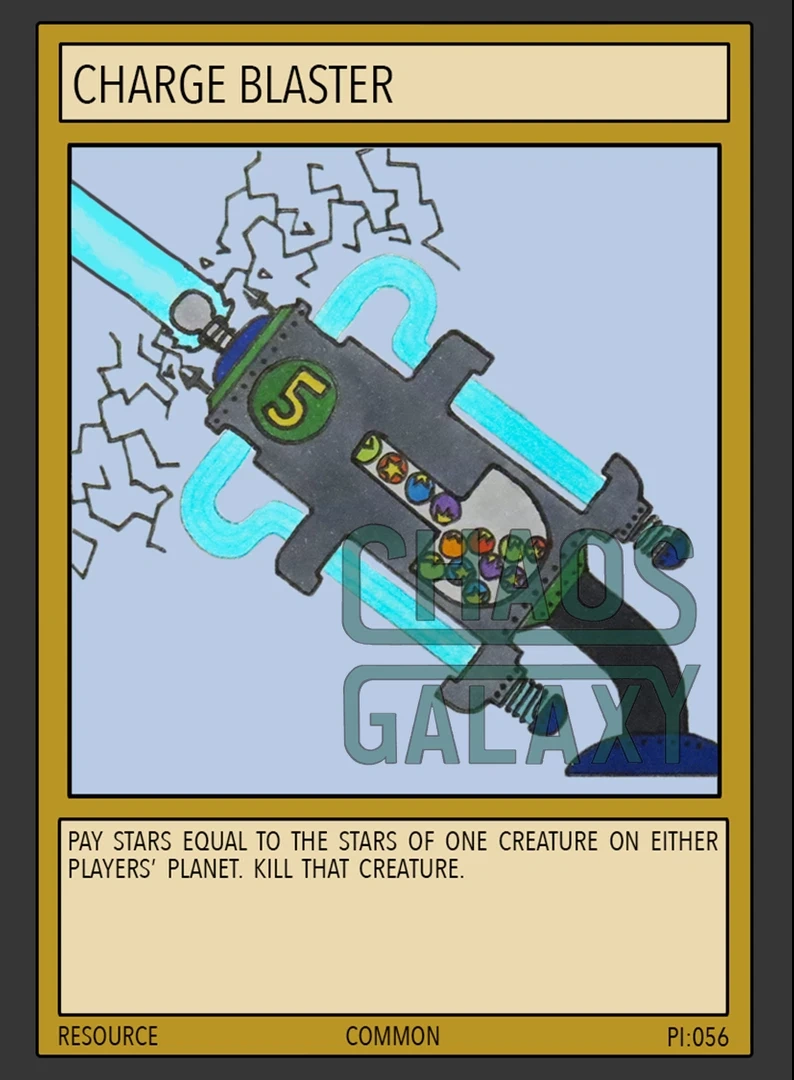 Charge Blaster | Chaos Galaxy TCG Wiki | Fandom