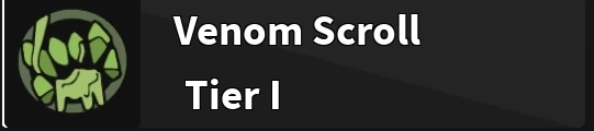 Venom Scroll | Unofficial Critical Legends Wiki | Fandom