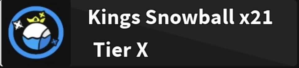 Kings Snowball | Unofficial Critical Legends Wiki | Fandom